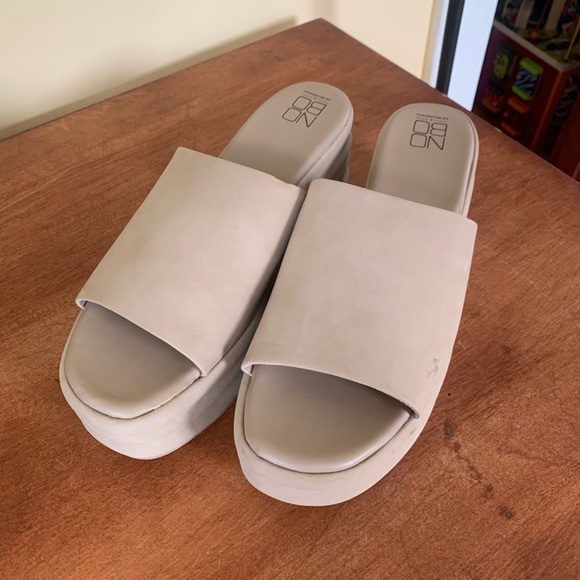 NOBO | Shoes | Nude Platform Sandals | Poshmark